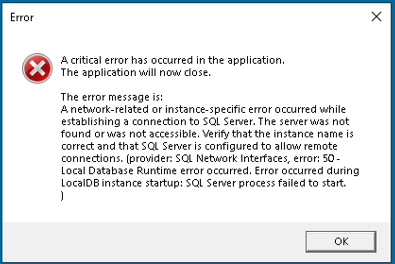 Resolving Local SQL Database Issues – NV Play Support Centre