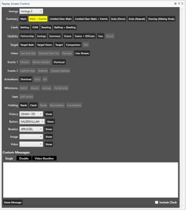 Using Video Scoreboards and Replay Screens – NV Play Support Centre