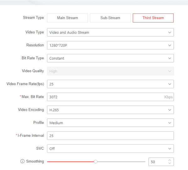 Recommended Settings for Hikvision IP Cameras – NV Play Support Centre
