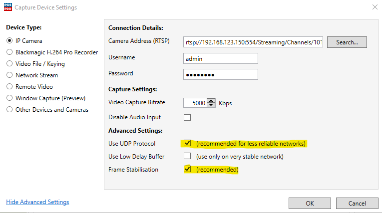 Troubleshooting IP Cameras, Live Streams, and Video Captures – NV Play Support Centre